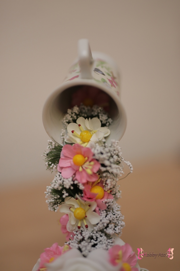 DIY:floral floating cup - Hobbyatoz